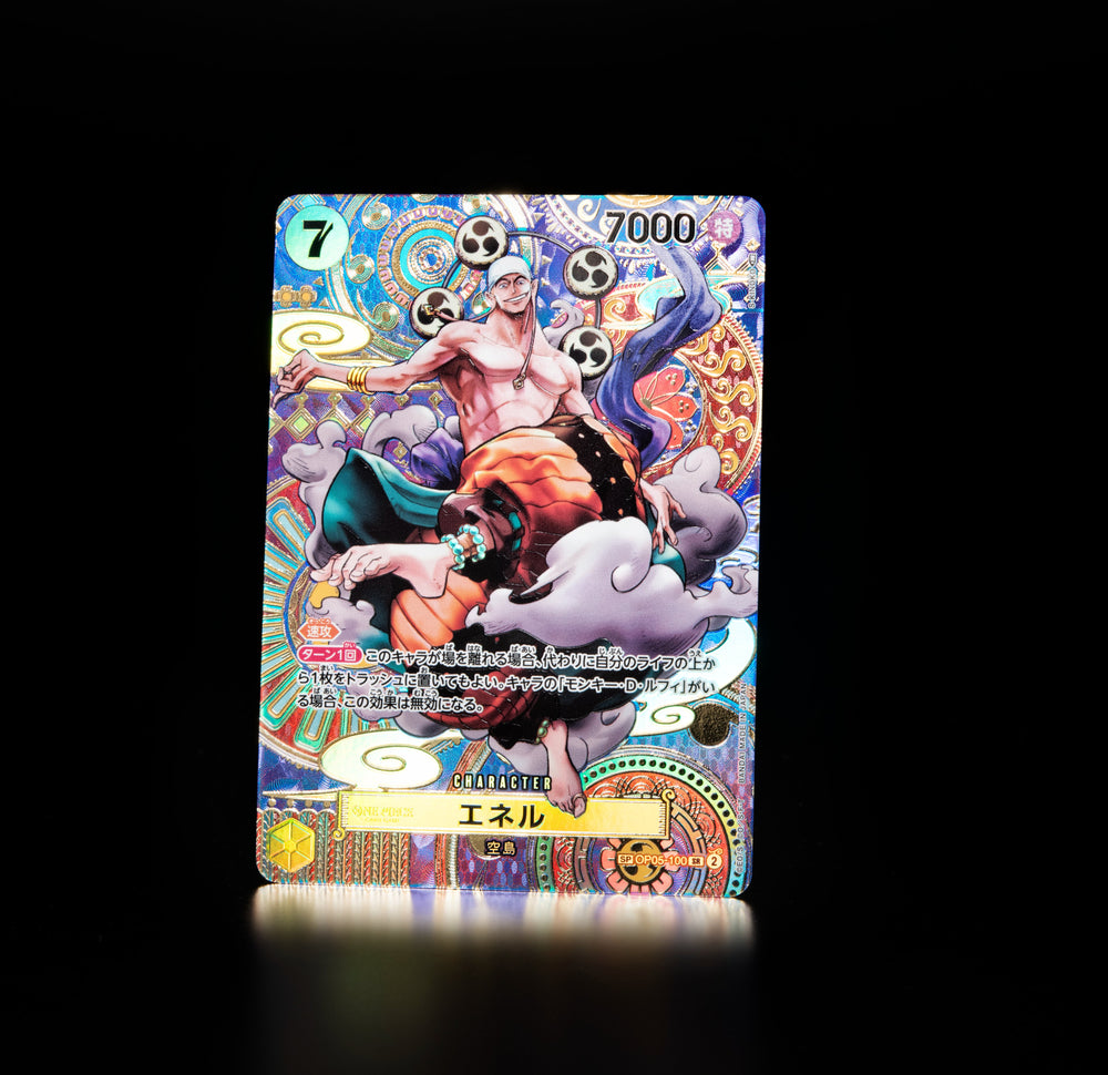 One piece card game sp op05-100 sr enel