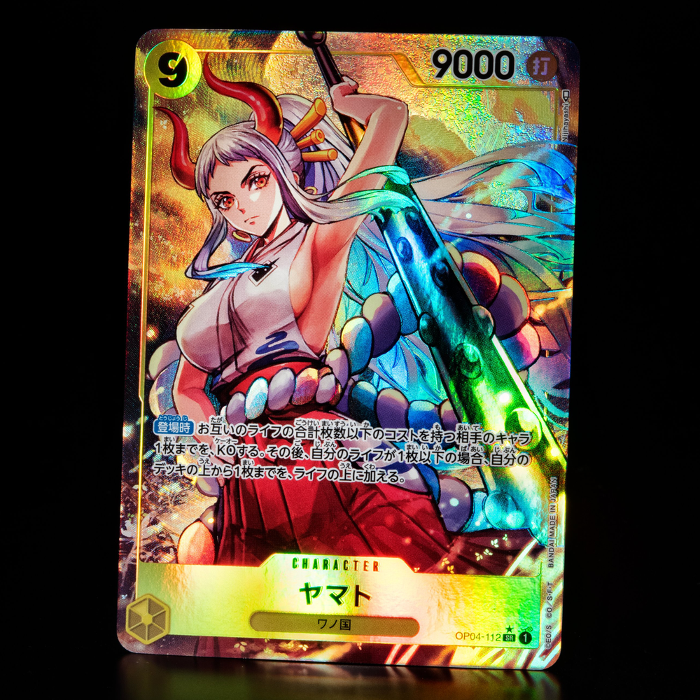 One piece card game op04-112 sr parallel yamato