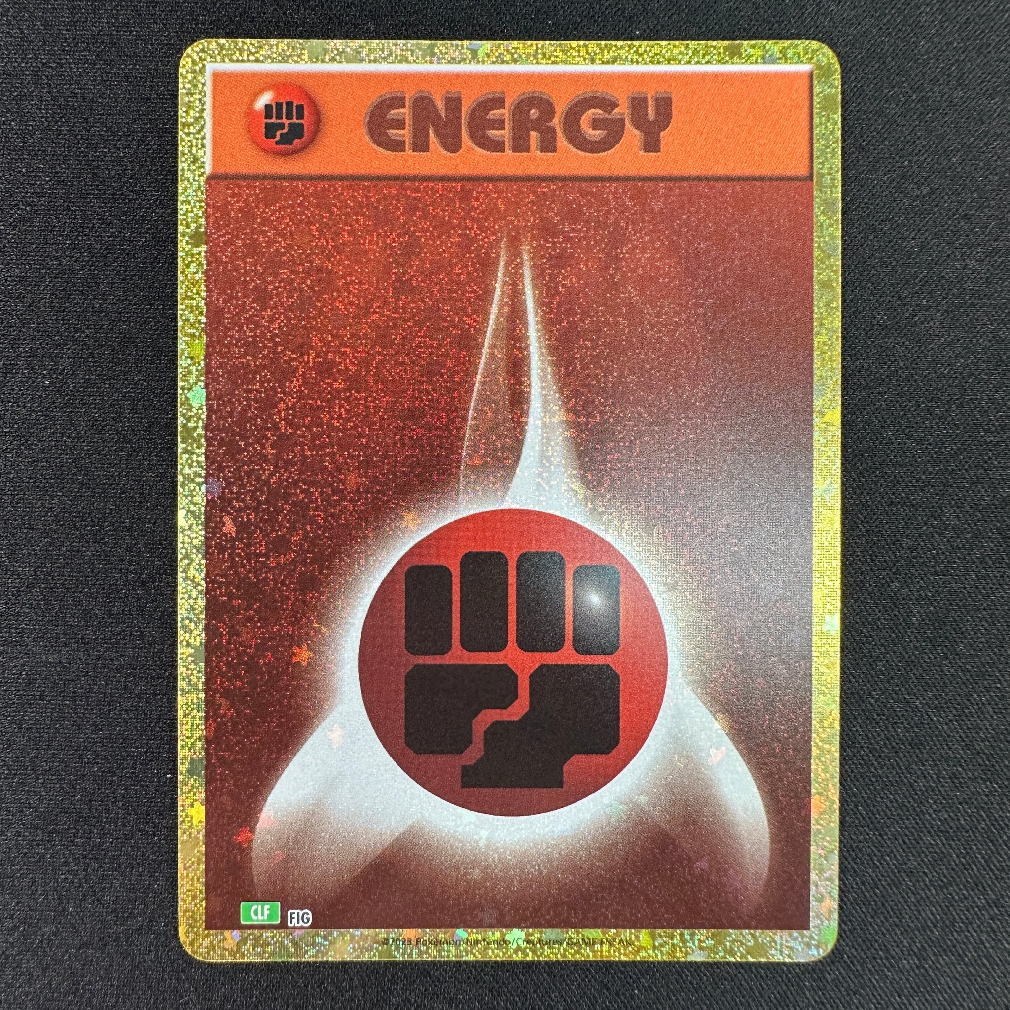 Pokémon card game clf fig basic fighting energy