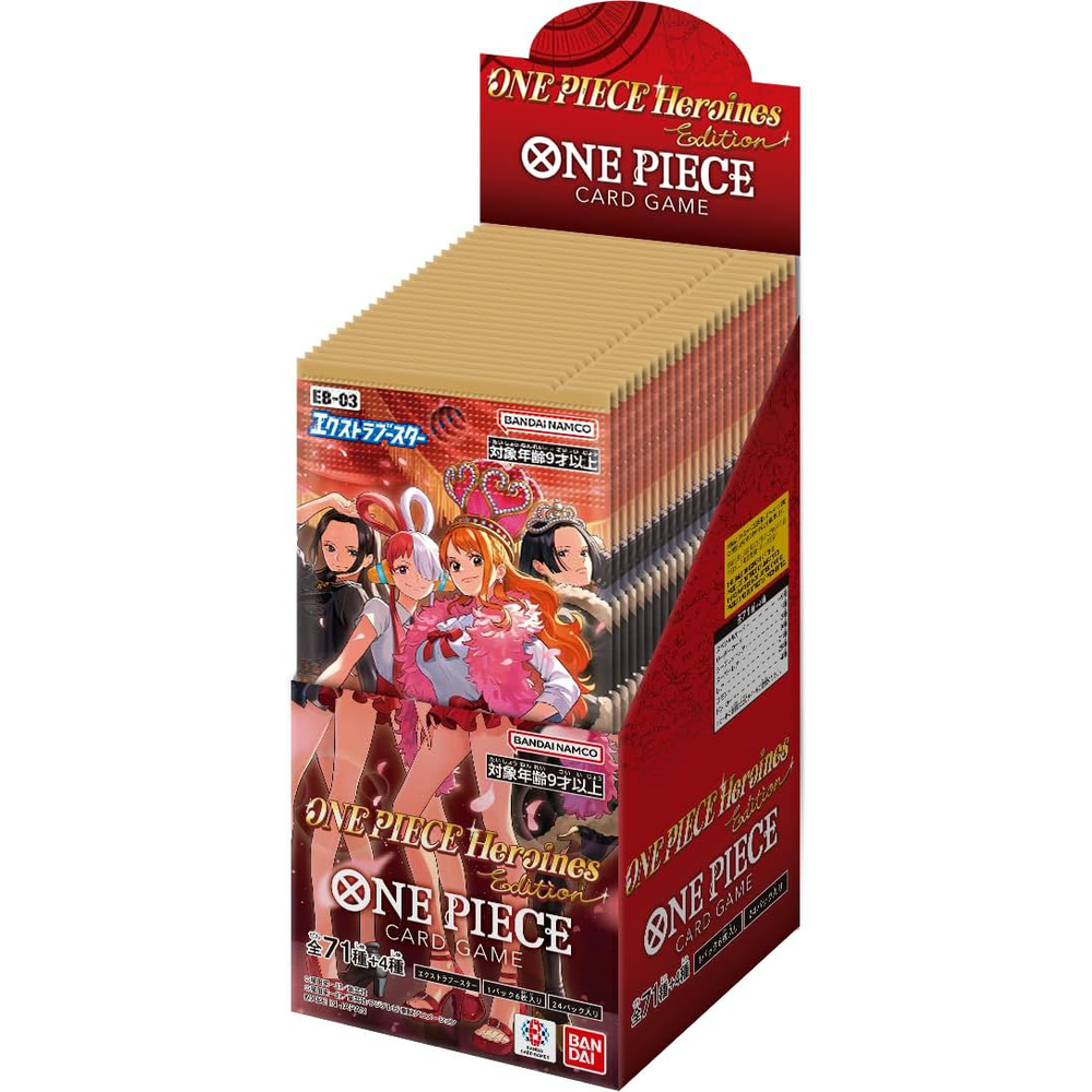 ONE PIECE CARD GAME Extra Booster EB-03 ONE PIECE Heroines Edition car