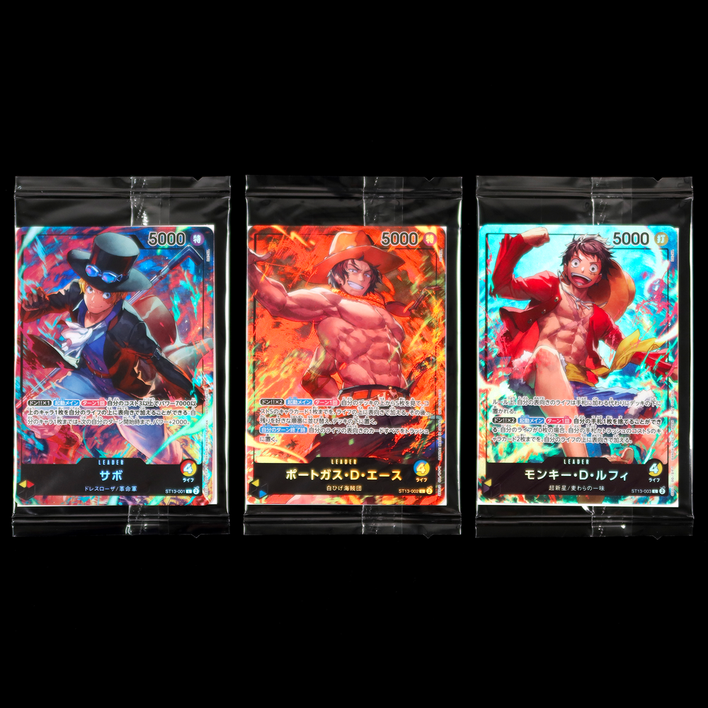 One piece card game seven eleven original card campaign (3 cards set)