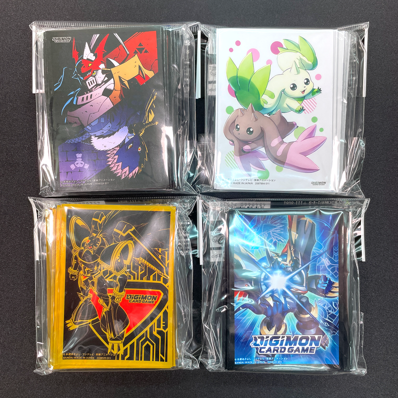 Digimon card game official card sleeve 2021 ver.2.0 (4 packs set)